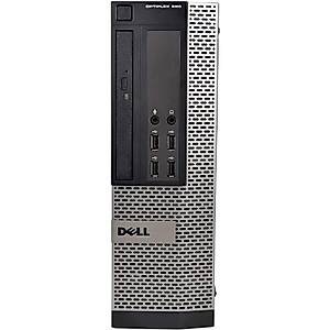 Dell Optiplex 990 Small Form Factor Business Desktop Computer, Intel Quad-Core i5-2400 up to 3.4GHz, 16GB RAM, 2TB HDD, DVD, WiFi, Windows 10 Professional (Renewed)