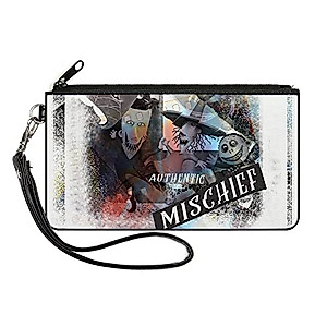 Buckle-Down Disney Wallet, Zip Clutch, The Nightmare Before Christmas Lock Shock and Barrel Trio, Canvas