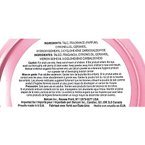 Belcam Bath Therapy Spring Fresh Dusting Powder with Puff Bundle (5 Ounce Each) - Lavender, Tranquil Breeze, and Rose