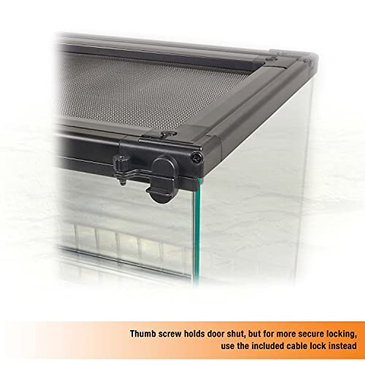 Zilla QuickBuild Terrarium with Easy Clean Bedding Tray, Sleek Glass Reptile Habitat, Easy Setup, Suitable for Most Reptile Pets, Whether Amphibians, Reptilians, Snakes, or Even Arachnids, 30"x12"x12"