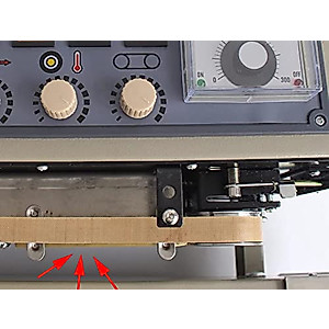 KOLAMOON 50pcs 770x15mm PTFE Sealing Belt Polytef Belts for 770 Continuous Band Sealer Sealing Machine Replacement Belts Spare Part Kits (Perimeter: 770mm)