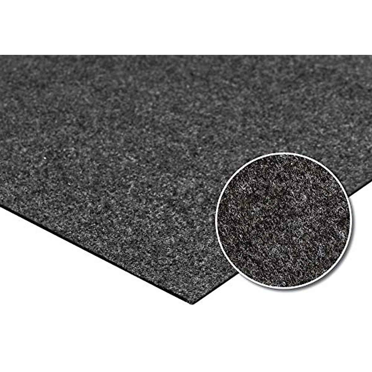 BBQ Grill Splatter Mat for Gas Electric Oven & Smokers - Absorbent Grill Pad Washable Floor Mat Protects Deck and Patio from Grease Splatter (30'' x 48'', Black) Plus Reusable Cleaning Cloths(2)