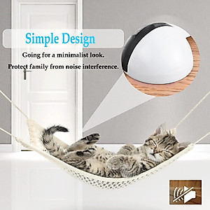 4Pcs Door Stopper,304 Stainless Steel Non-Magnetic Floor Mounted Doorstop Sound Dampening Door Stop Bumper Wall Protetor,with Screws(White)