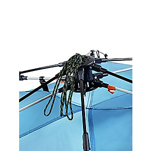 Pacific Breeze Easy Setup Beach Tent, SPF 50+ Pop Up Beach Tent Provides shelter from The Sun for 4+ People