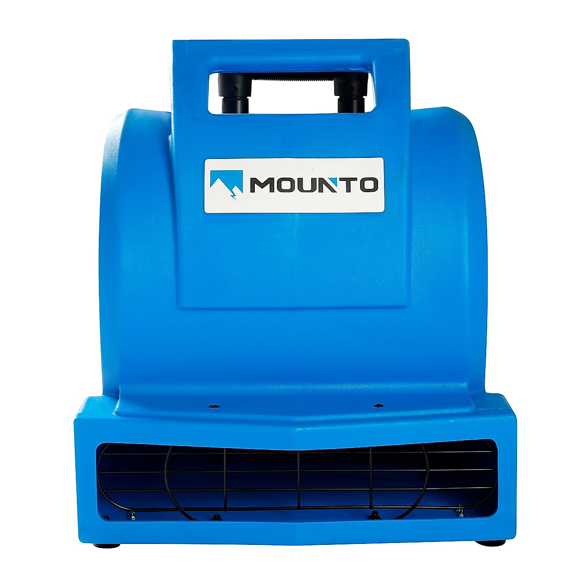MOUNTO 3-Speed 1Hp 4000 Plus CFM Monster Air Mover Floor Carpet Dryers with Handle Wheelkit (Blue)