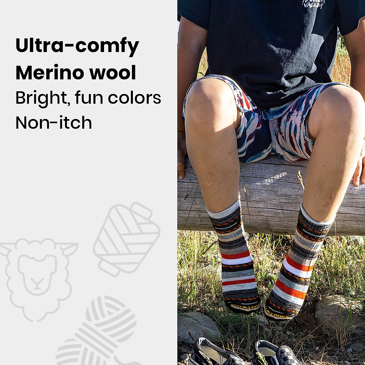 Smartwool Men’s Everyday Snowflake Pattern Crew Sock – Moisture-wicking, Odor-resistant Merino Wool Socks for Work & Casual Activities – Made in USA – L, Black