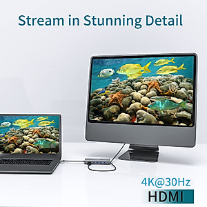 Eaibeiy USB C HUB, 11in1 USB C Docking Station