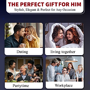 Savage Pour Homme & Lion Versatile Red Flame Cologne for Men, Eau De Toilette Natural Spray, 3.4oz Fl Oz/100ml each Pack of 2