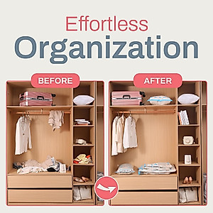 20 Pack Vacuum Storage Bags with Electric Pump, (4 Jumbo/4 Large/ 4 Medium/ 4 Small/ 4 Roll) Vacuum Sealed bags for clothing, Comforters, Blankets, Bedding - Space Saver Vacuum Storage Bags