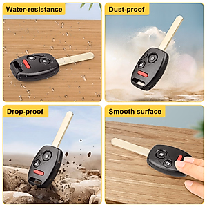 Key Fob Remote Control Replacement Fits for 2005 2006 2007 2008 Honda Pilot Keyless Entry Remote CWTWB1U545 35111-S9V-325, 2 Pcs