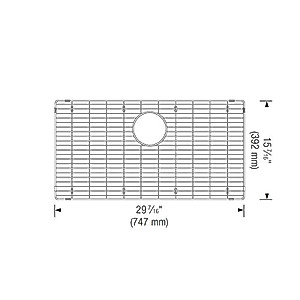 Blanco 231599 Quatrus Stainless Steel Sink Grid