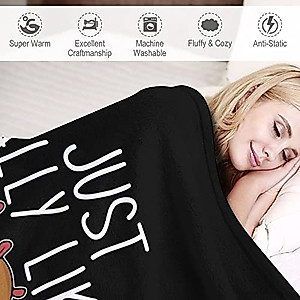 Capybara Blanket, Fannel Fleece Lightweight Microfiber Throw Blanket Soft Cute for All Season Bed Couch Sofa 40"x50"