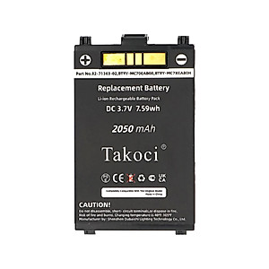 GIKYSUIZ 10-Pack 2050mAh Replacement Battery for Symbol BTRY-MC70EAB00 Compatible with Symbol MC70 MC75 Series Mobile Computers