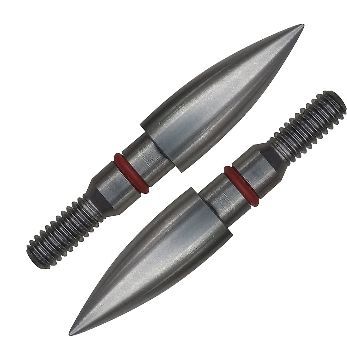 Stainless Steel Archery Field Points,9/32″ 19/64″ 5/16″ 11/32″ Diameter 100/125/150/175/200/250/300 Grains,Screw in Archery Field Tips(1 Dozen 12PCS) (9/32″-100grains)