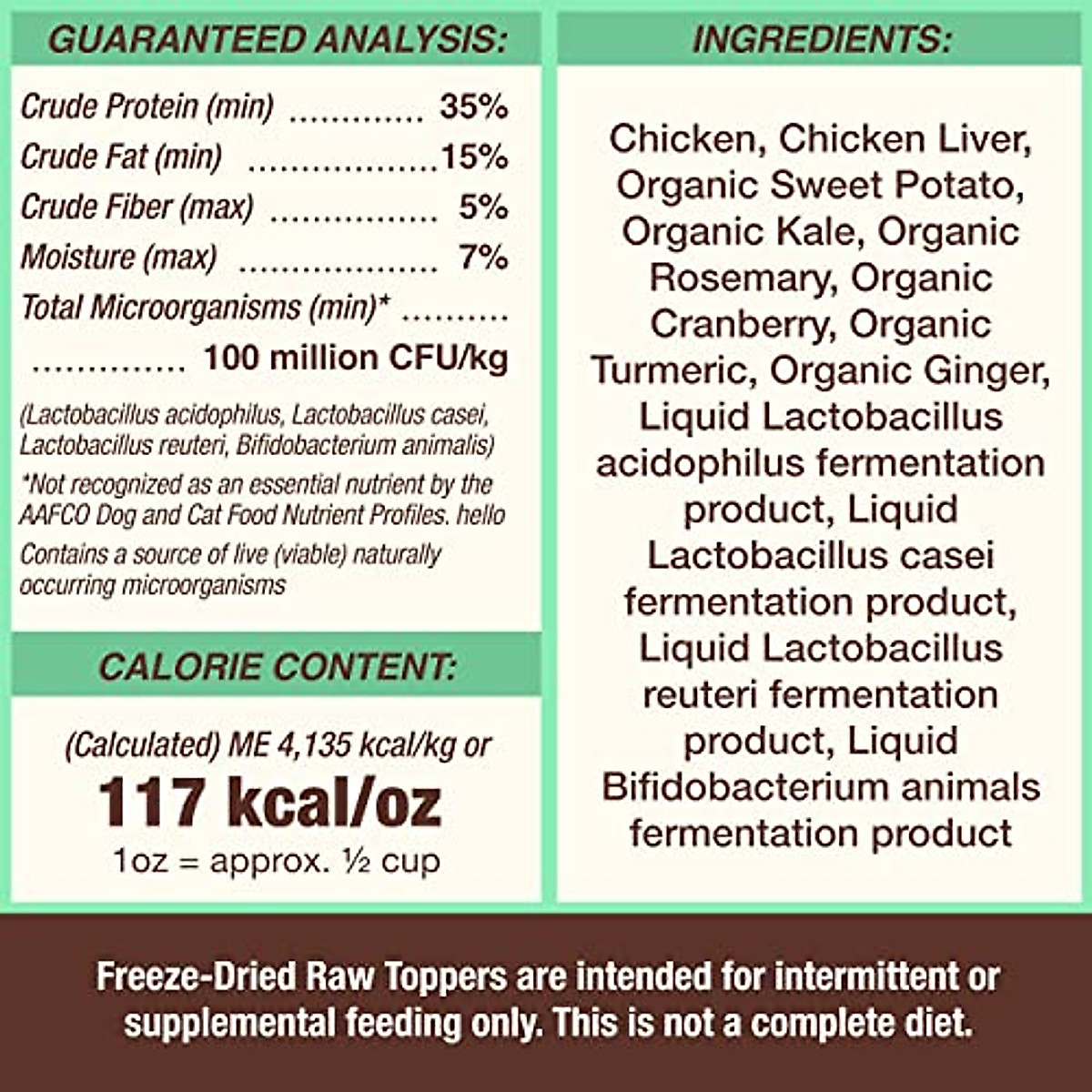 Primal Cupboard Cuts Freeze Dried Raw Cat Food & Dog Food Topper, Grain Free Meal Mixer for Dogs & Cat (Chicken, 3.5 oz)