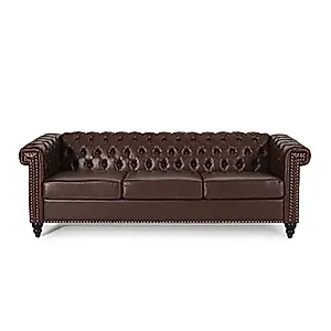 Christopher Knight Home Parkhurst Sofas, Dark Brown