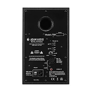 ADAM Audio T5V Active Nearfield Monitor (2-Pack) Bundle with 25-Feet XLR Male to XLR Female Microphone Cable (2-Pack) (4 Items)