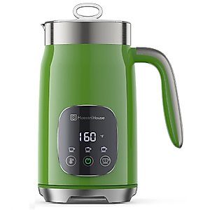 Maestri House Milk Frother, Variable Temp and Froth Thickness Milk Frother and Steamer, 14.1OZ/400ML Smart Touch Control Foam Maker, Memory Function for Latte, Warm Milk, Hot Chocolate