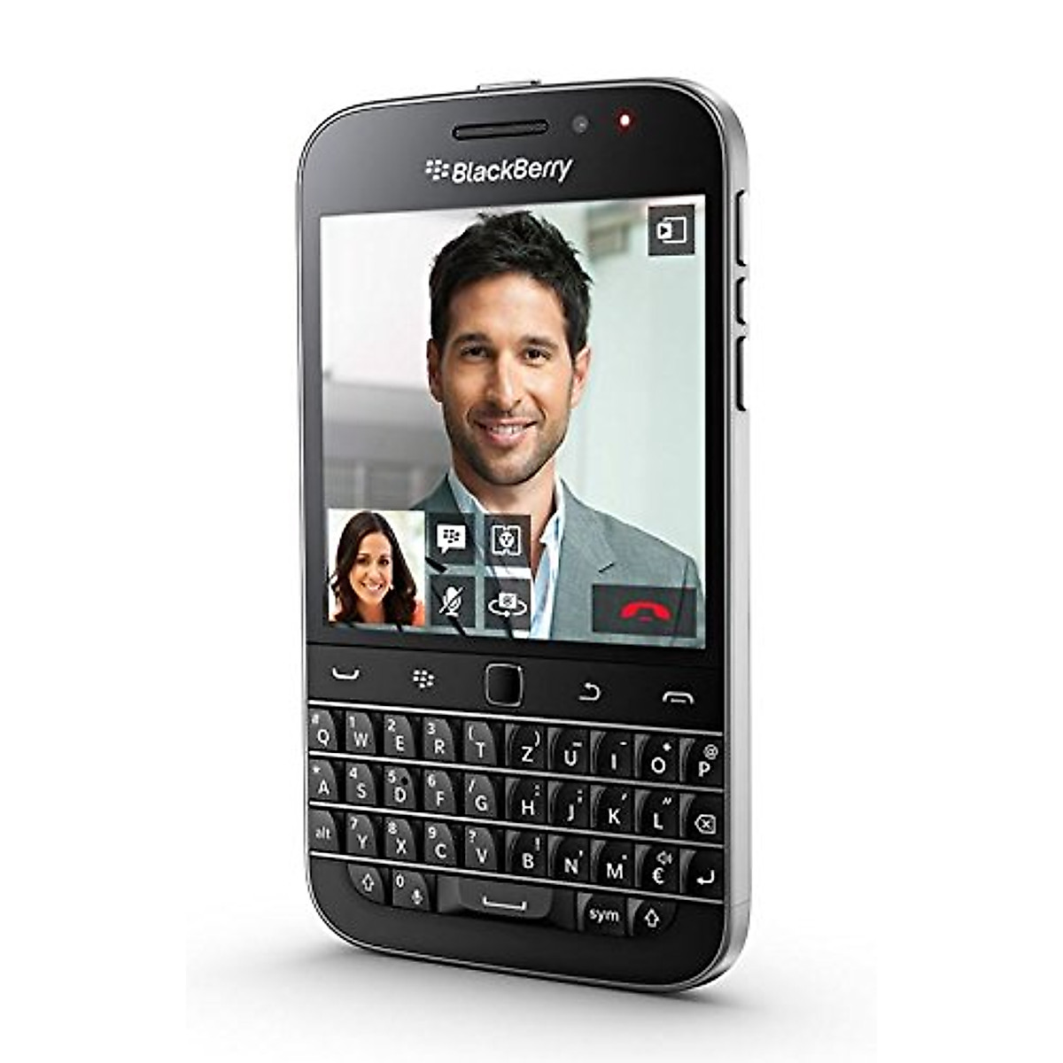Blackberry Classic Q20 SQC100-1 - QWERTZ Keypad - Factory Unlocked, International Version - Dark Black