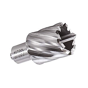 ACTOOL 1-5/16" Diameter × 1" Depth of Cut HSS ANNULAR Cutter with 3/4'' Weldon Shank