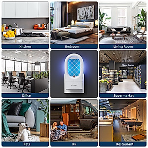 X-PEST Fruit Fly Traps for Indoors, Plug-in Fly Trap Indoor, Gnat Traps for House Indoor, Fly Insect Trap with UV Light, Fly Catcher for Fruit Flies, Gnats, Mosqutioes, Moths (2 Device + 12 Refills)