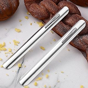 NOLITOY 5pcs Crumb Sweeper, Stainless Steel Crumb Scraper Restaurant Crumb Cleaner Table Bread Crumber for Waiter Servers