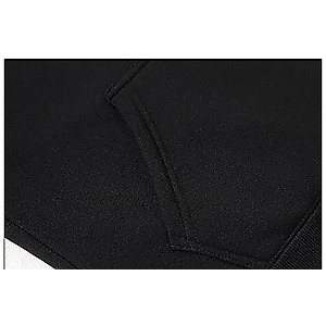 Figpal Letter Hoodie Womens Mens Hip Hop Hoodies Teens Girls Boys Trendy Sweatshirts (Black(C1),Medium)