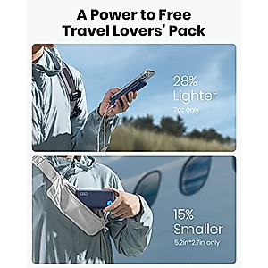 INIU Portable Charger, USB C Slimmest & Lightest Triple 3A High-Speed 10000mAh Power Bank, Flashlight Battery Pack Compatible with iPhone 14 13 12 X Plus Samsung S21 Google LG iPad, etc [2023 Version]