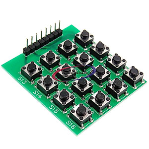 Reland Sung 8pin 4x4 4 * 4 Matrix 16 Keys Button Keypad Keyboard Module Mcu