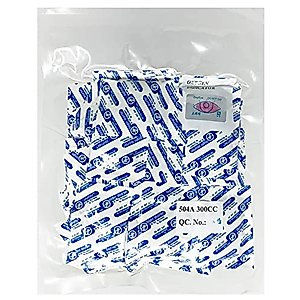 (200) 300cc Oxygen Absorbers - 4 Packs of 50ea. - Food Storage Vacuum Seal or Mylar Bags