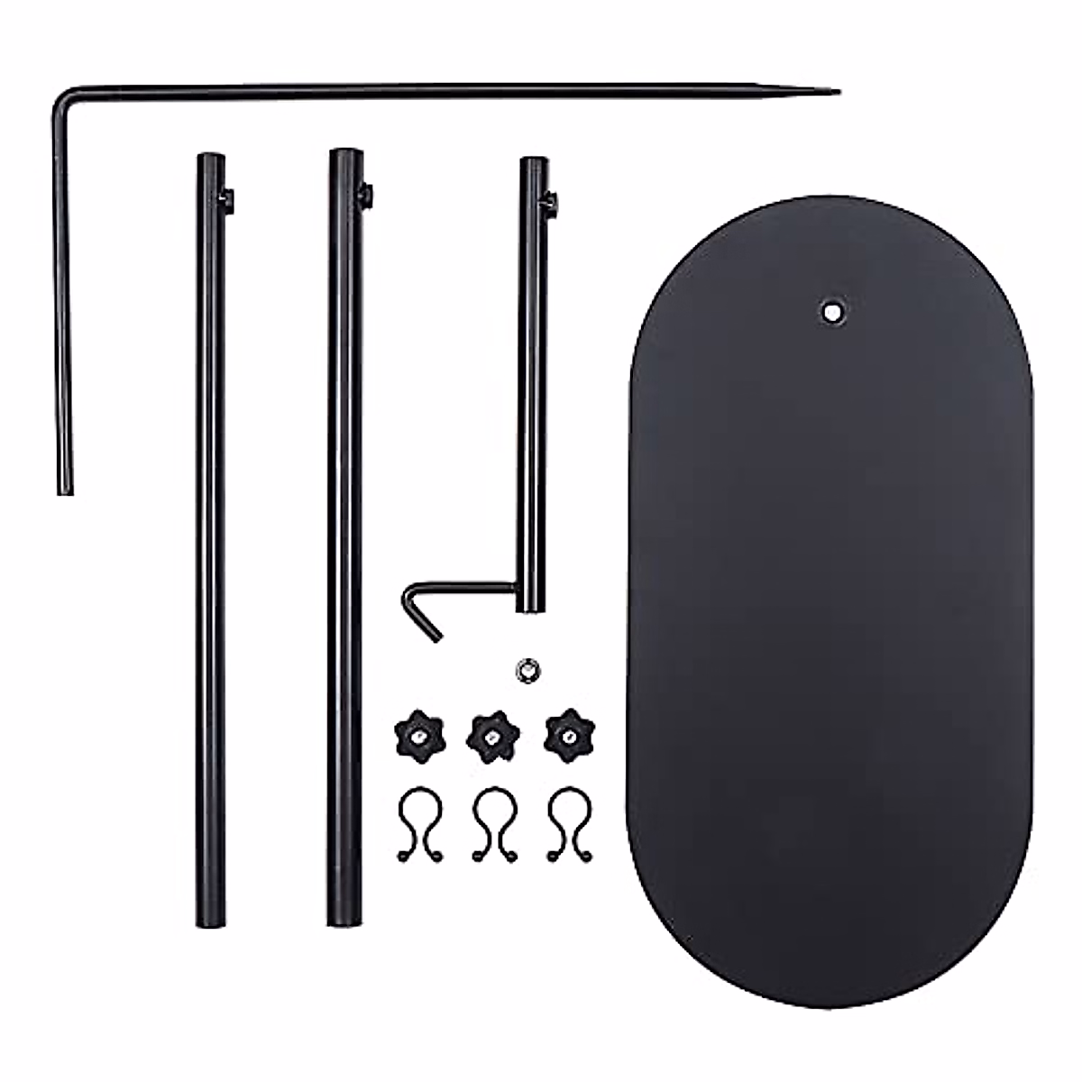 Insfashble Adjustable Heat Lamp Holder Black