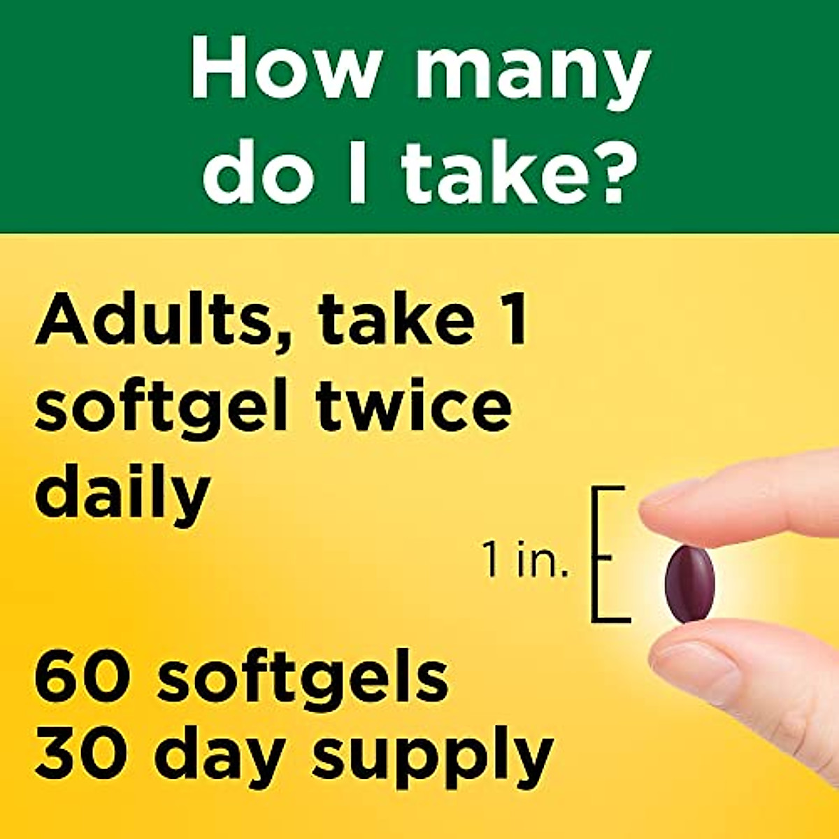 Nature Made Vision with AREDS 2 Formula, Eye Vitamins with Lutein & Zeaxanthin, Vitamin C/ E, Zinc, and Copper, Helps Support Healthy Vision and Eye Function, 60 Softgels