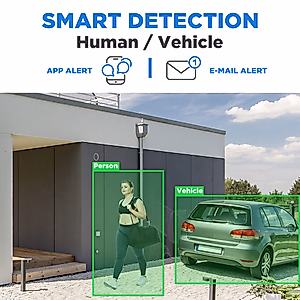 GW Security 4K 8MP Outdoor/Indoor PoE IP Microphone Smart AI Dome Security Camera (GW8533MIC)