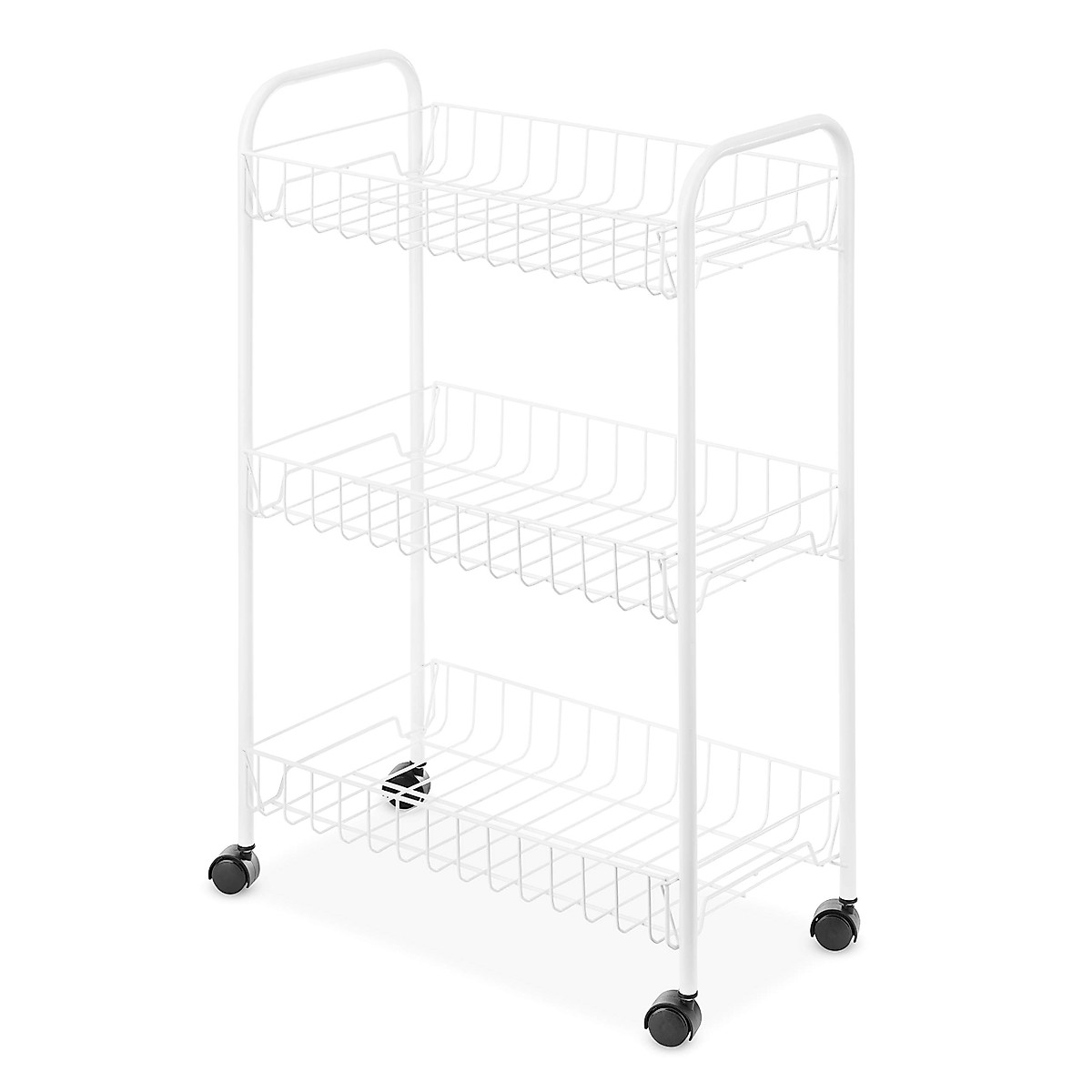 Whitmor Small Household Cart, White