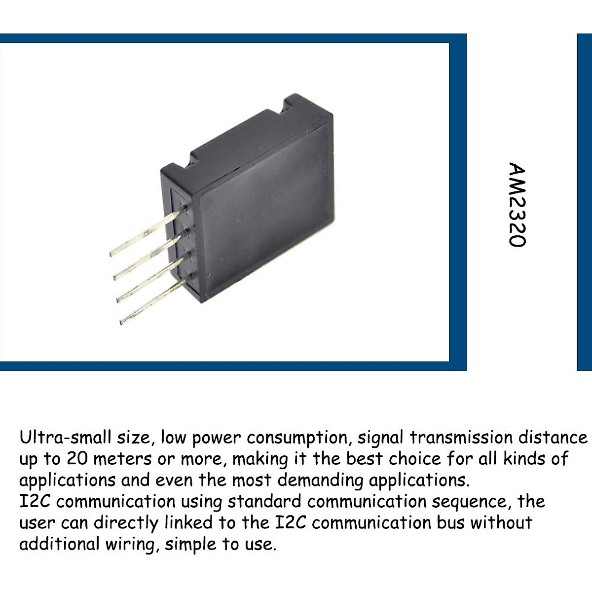 KOOBOOK 2Pcs AM2320 AM2320B Digital Temperature Humidity Sensor Replace SHT10 SHT11 for Arduino