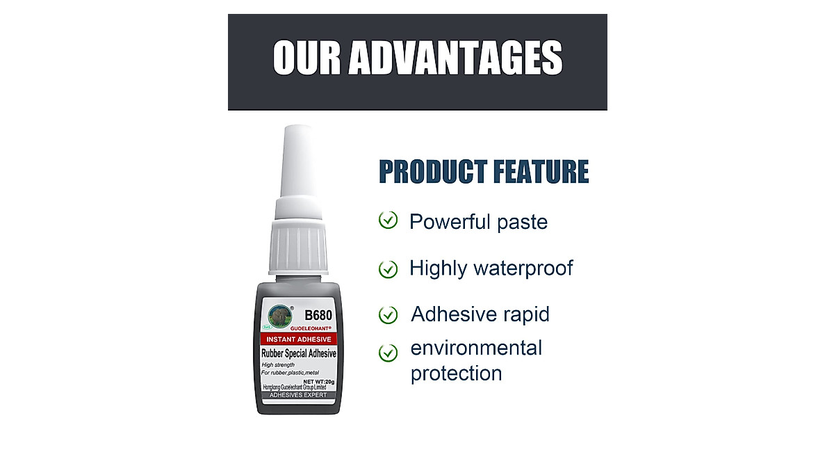20g Rubber Glue for Durable Rubber Bonding | Guoelephant