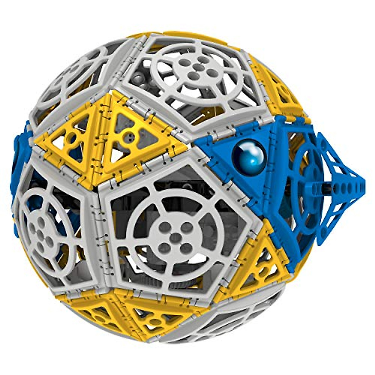 Thames & Kosmos Robotics: Smart Machines - Super Sphere STEM Experiment Kit | Build & Program a 9-inch Robotic Sphere + 6 Other Robot Models | Basic Coding | Color Manual | Requires Tablet, Smartphone
