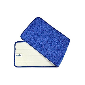 CleanAide All Purpose Mega Microfiber Mop Pads for 24 inch Plate 6 Pack