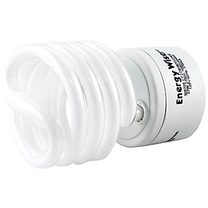 Bulbrite CFL T2 Non-Dimmable Twist & Lock Bi-Pin Base (GU24) Coil Light Bulb, 100 Watt Equivalent, Frost
