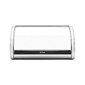 Brabantia 339585 Roll-Top Stainless-Steel Bread Box