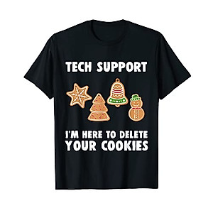 Funny Christmas Tech Support Shirt Computer Programmer Gift