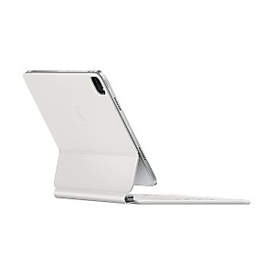 Apple Magic Keyboard: iPad Keyboard case for iPad Pro 11-inch (1st, 2nd, 3rd, 4th gen) and iPad Air (4th, 5th gen, and M2), Great Typing Experience, Built-in trackpad, US English - White