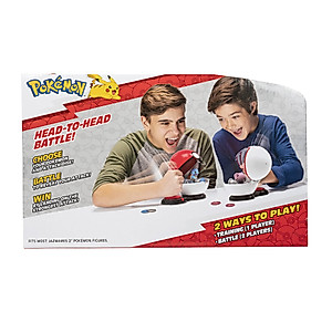 Pokémon Game with Squirtle and Jigglypuff - 2 Surprise Balls - 6 Attack Disks - Toys for Kids Fans