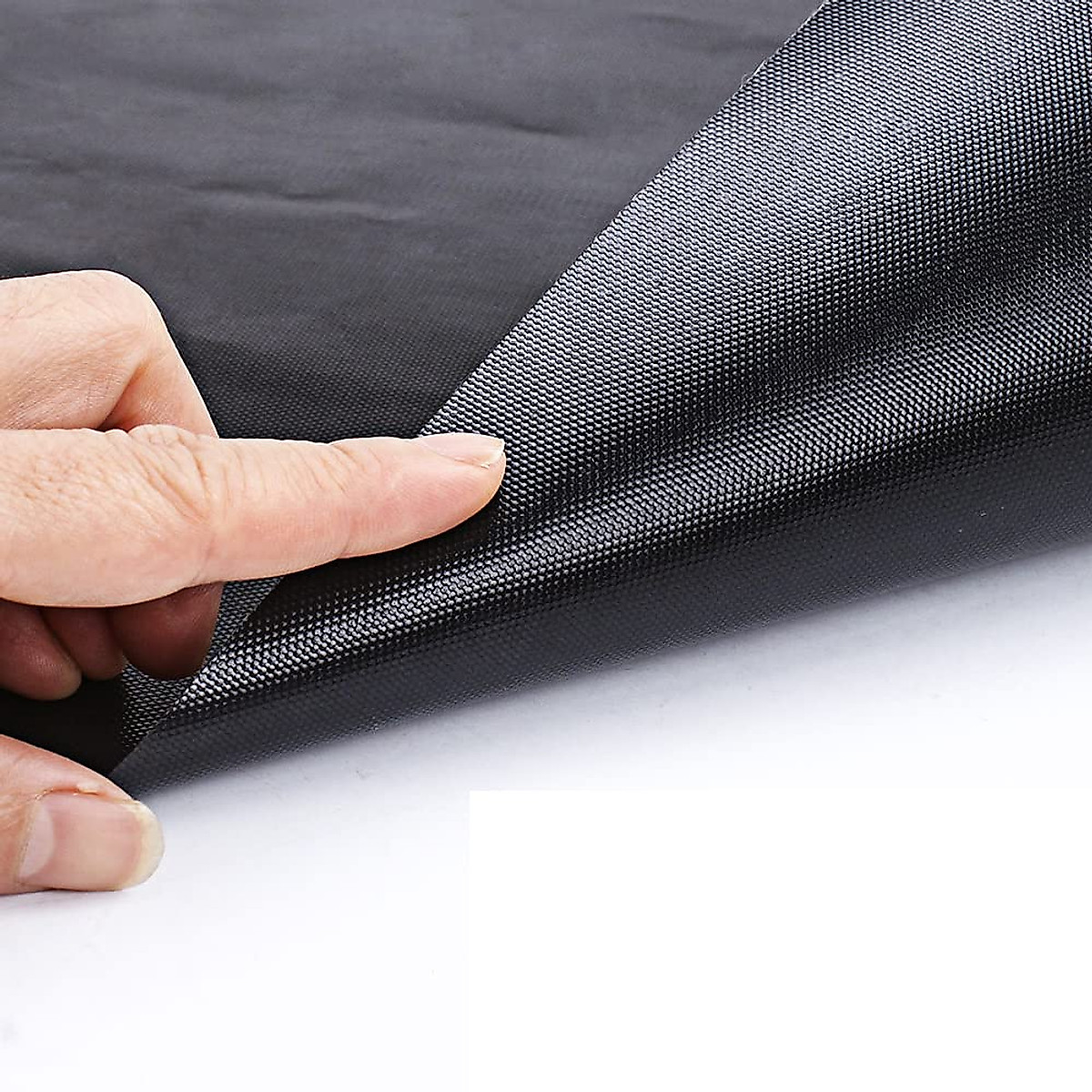 Oven Liner BBQ Grill Mat 40x33cm Non Stick Barbecue Baking Mats Reusable Teflon Oven Liner Sheets Baking on Gas Charcoal Electric Oven Black (2)