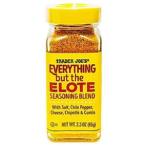 Trader Joe's Everything But The Elote Seasoning Blend With Chile Pepper, Parmesan Cheese, Chipotle Powder, Cumin, Cilantro and Sea Salt Simply Delicious