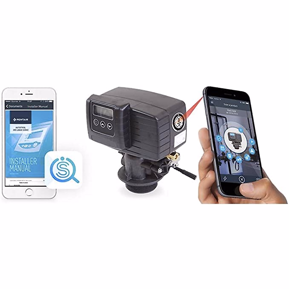 Upgraded 10% Crosslink Fleck 5600SXT Metered On Demand 48k 48,000 grain Loaded tank, complete system with brine tank and 1" bypass, durable 10% upgraded resin