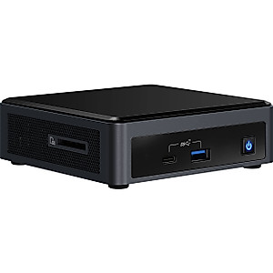 Intel NUC 10 Mini Performance Kit (32GB RAM, 1TB SSD, Core i7-10710U, UHD Graphics) Booksize Business Home Gaming PC Desktop, RJ45, Wi-Fi 6, 3-YR Warranty, IST Cable, Win 11 Pro, BXNUC10I7FNKN1