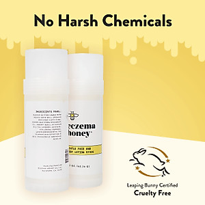 ECZEMA HONEY Gentle Face and Body Lotion Stick - Hand & Body Cream for Eczema - Natural Dry Skin Repair (2.2 Oz)