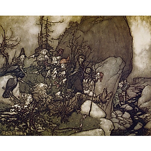 Rip Van Winkle 1905 Sleep of Rip Poster Print by A Rackham (18 x 24)