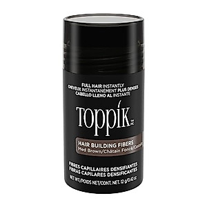 Toppik Hair Building Fibers, Medium Brown, 12g Fill In Fine or Thinning Hair Instantly Thicker, Fuller Looking Hair 9 Shades for Men & Women